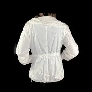 DKNYC | Jackets & Coats | Dknyc White Light Weight Zipper Jacket Medium ...